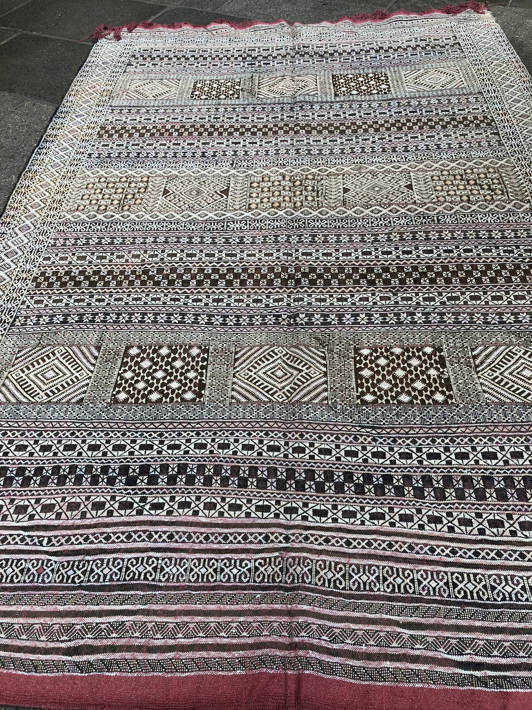 Tifelt Tiffany Berber Moroccan Handmade Traditional Ethnic Kilim Rug - Etsy