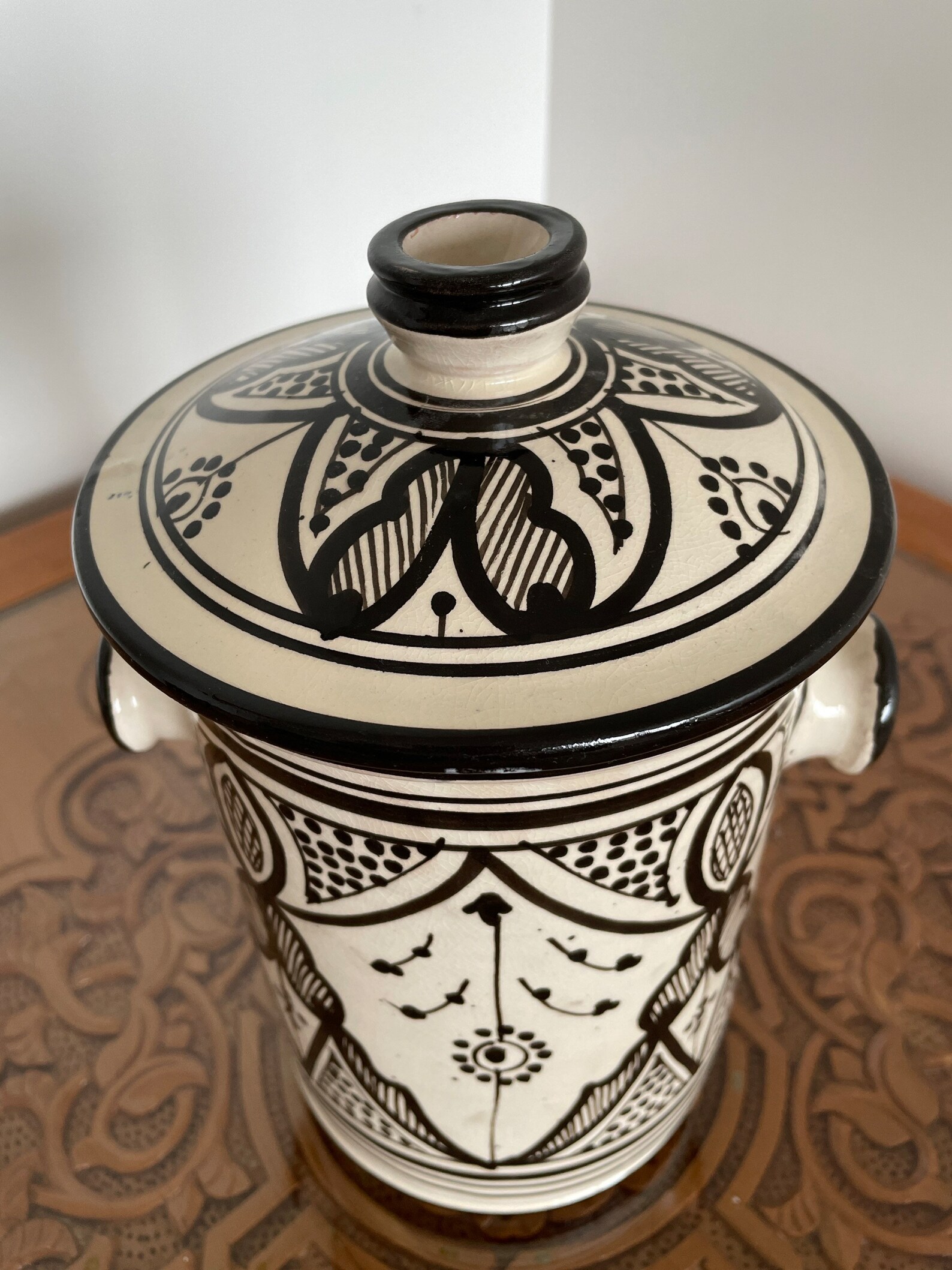 Handmade Hand-painted Moroccan Ceramic Pot With 6 Dishes - Etsy