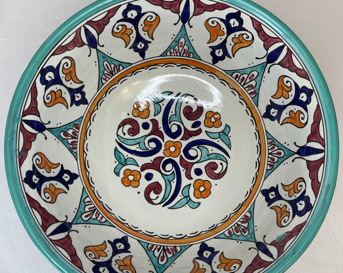 Handmade Hand Painted Moroccan Fes Fez Ceramic Bowl - Etsy UK