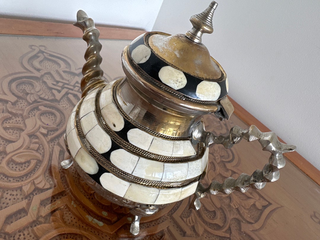Handmade Moroccan Vintage Teapot - Etsy