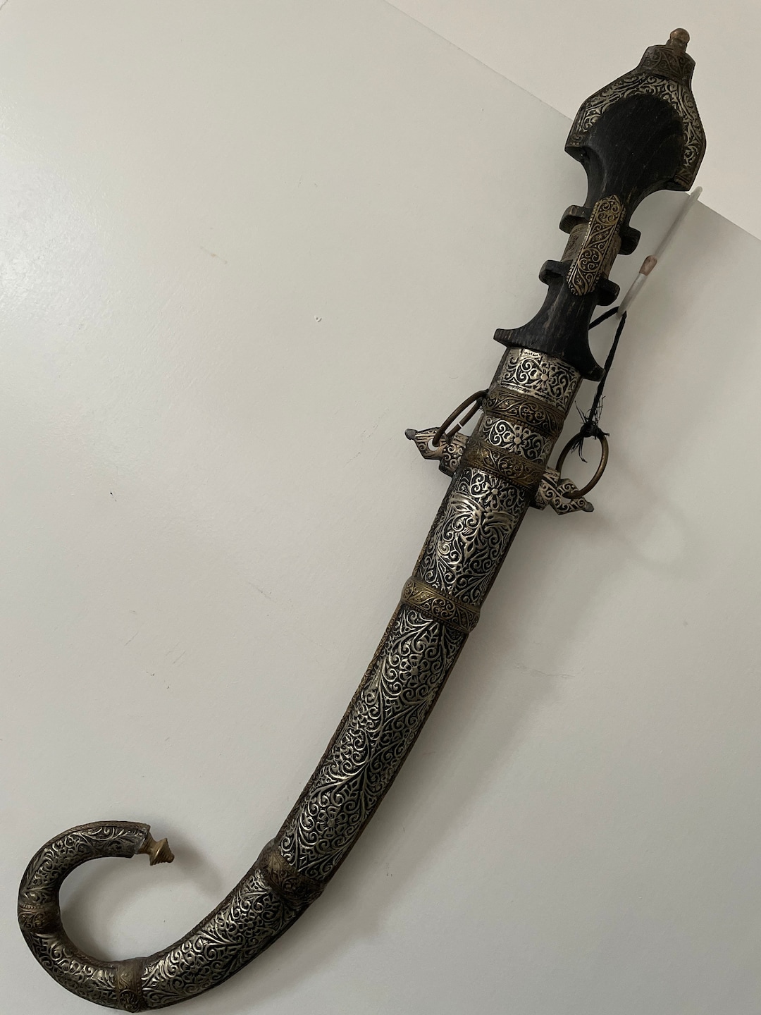 Handmade Moroccan Vintage Hand-carved Sword - Etsy