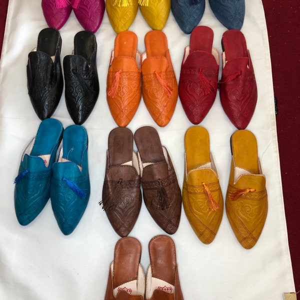 Moroccan Slippers - Etsy