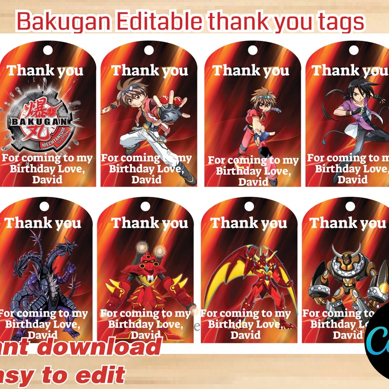 Bakugan Birthday - Etsy