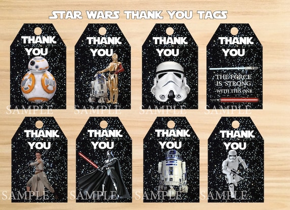 Star Wars Name Tags