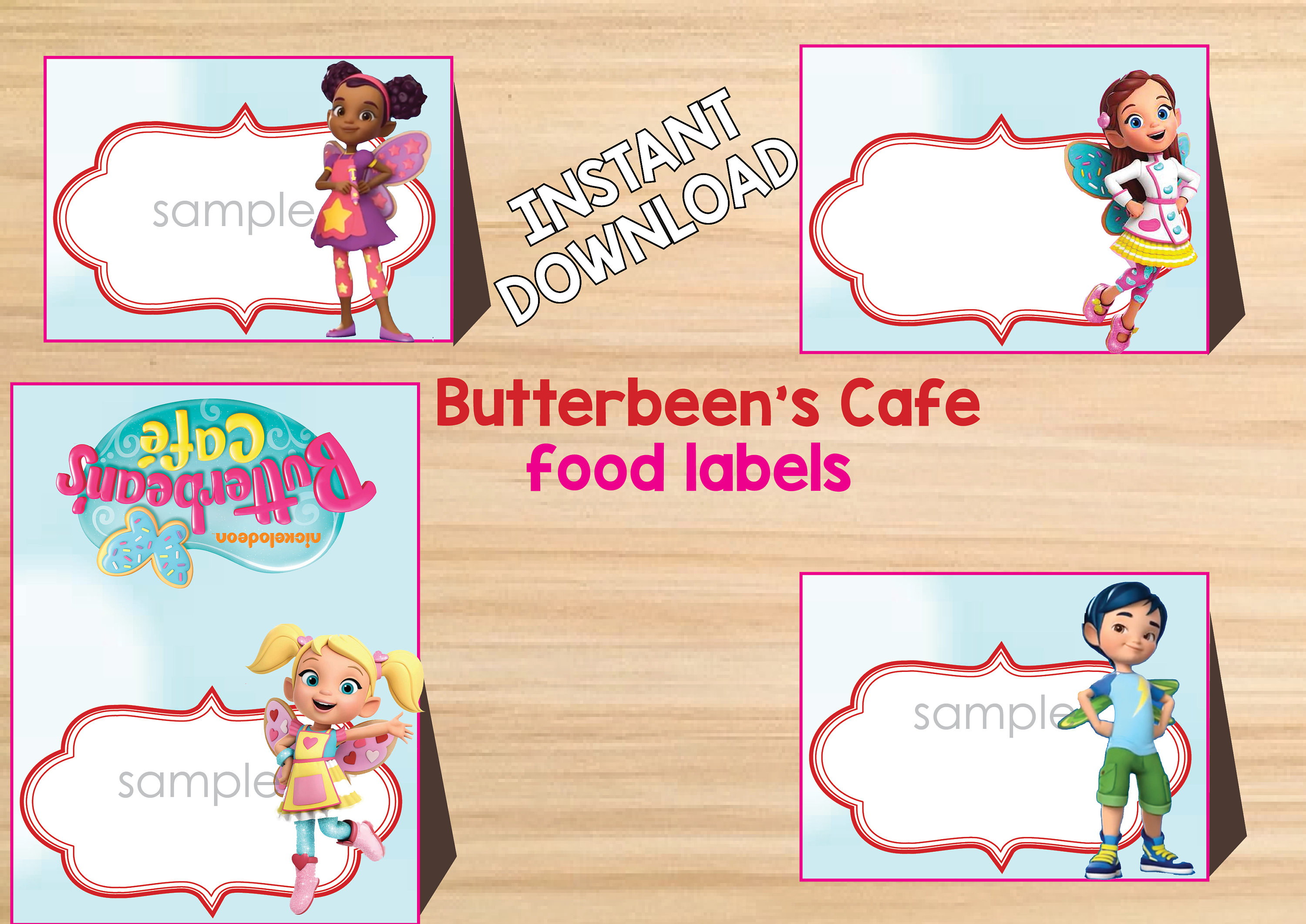 INSTANT DL Butterbean's Cafe Butterbean's Cafe Food - Etsy