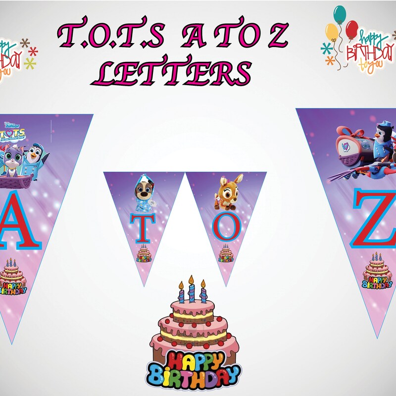 Tots Birthday Decorations - Etsy