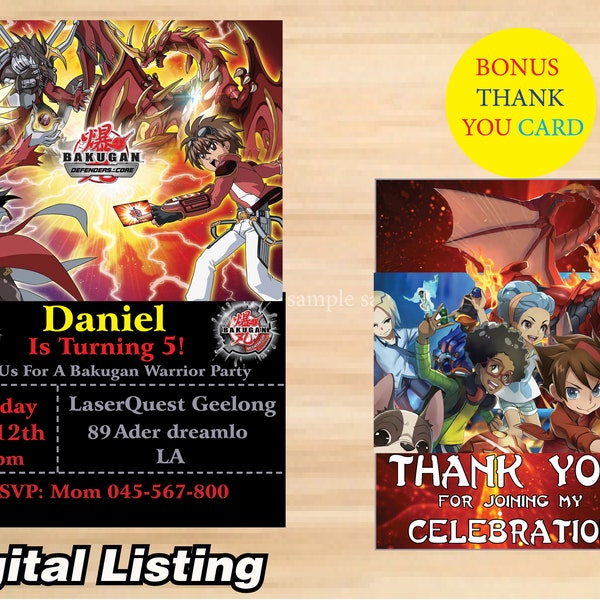 Bakugan Birthday - Etsy