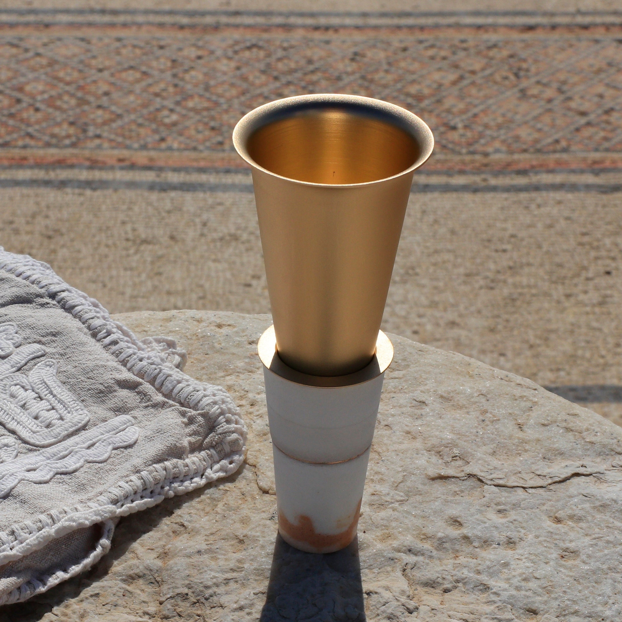 Modern Judaica, Kiddush Cup, Jewish Table Decor, Jewish Home Gift - Etsy