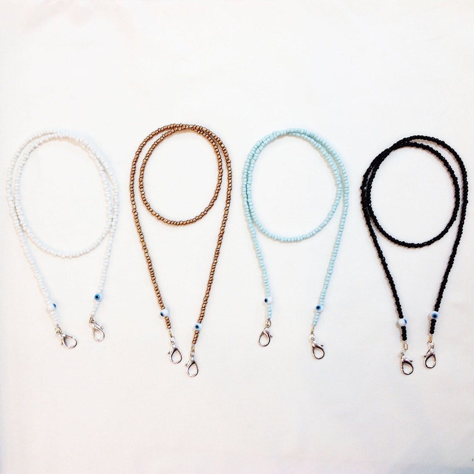 Face Mask Beaded Chain Necklace Face Mask Holder Face Mask | Etsy