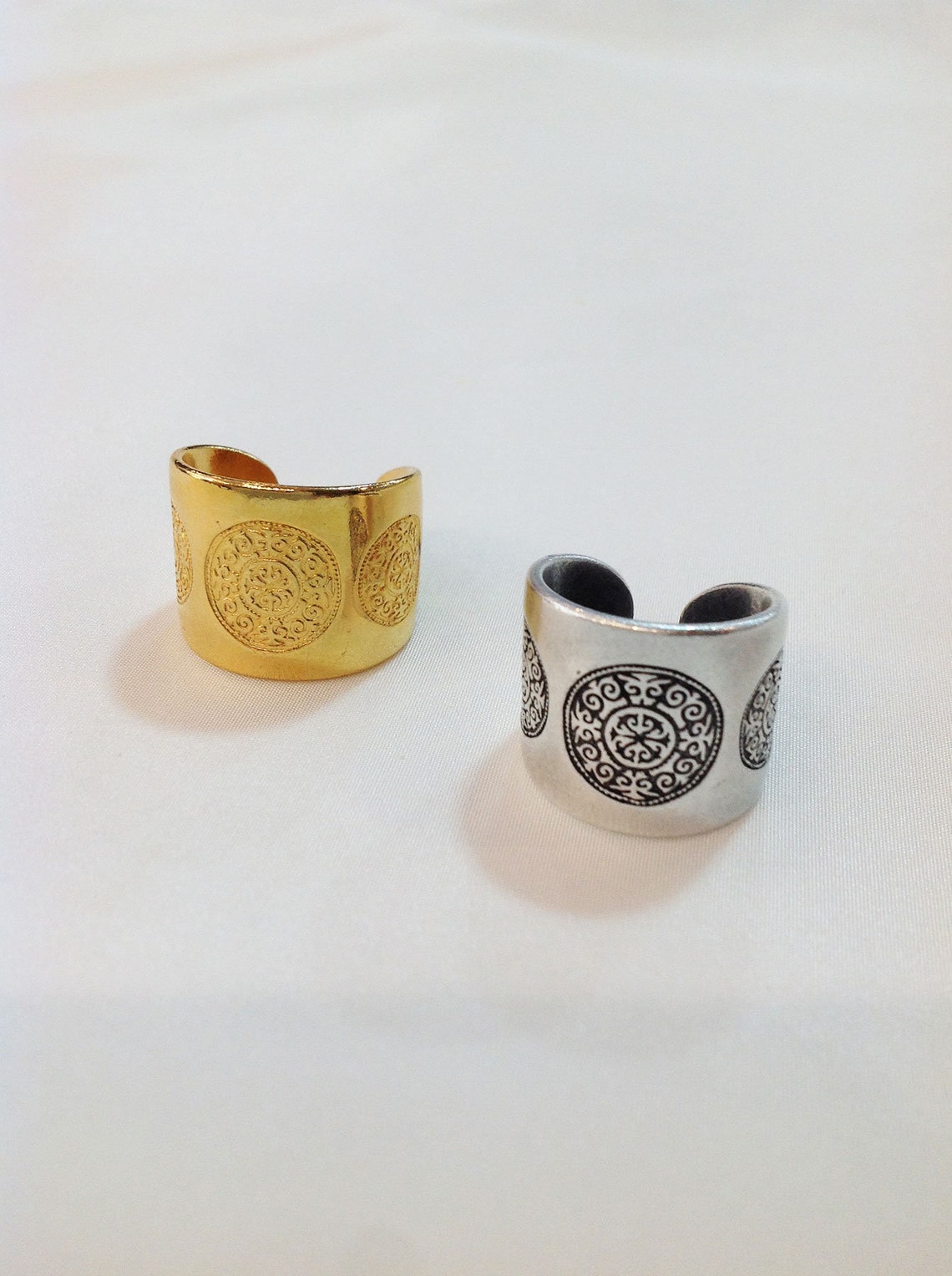 Mandala Ring Band Adjustable Ring Open Ring Ethnic Ring - Etsy