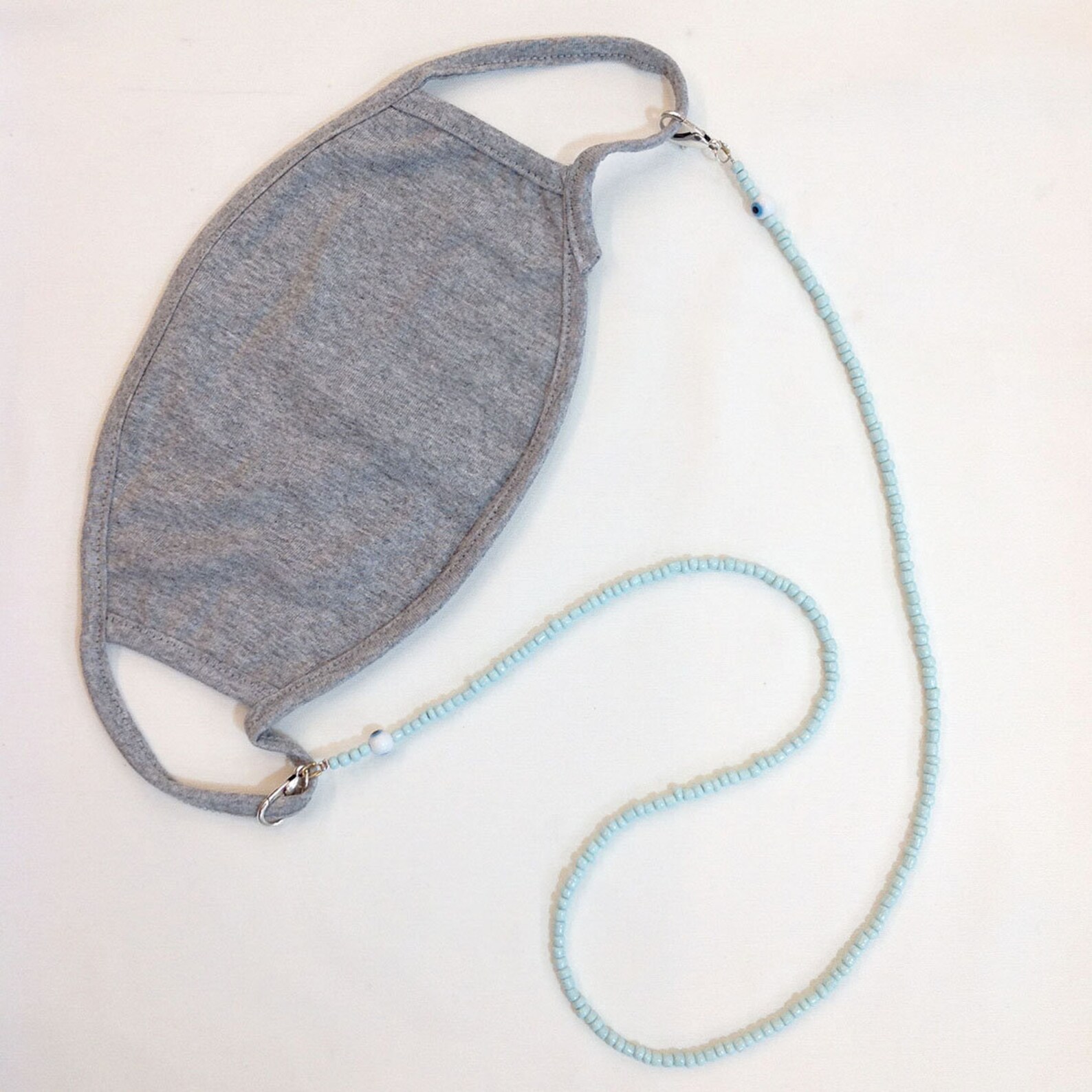Face Mask Beaded Chain Necklace, Face Mask Holder, Face Mask Lanyards ...