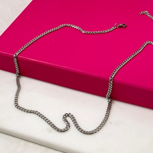 Silver Layered Necklace SET, Multi Layer Snake Chain, Chunky Silver ...