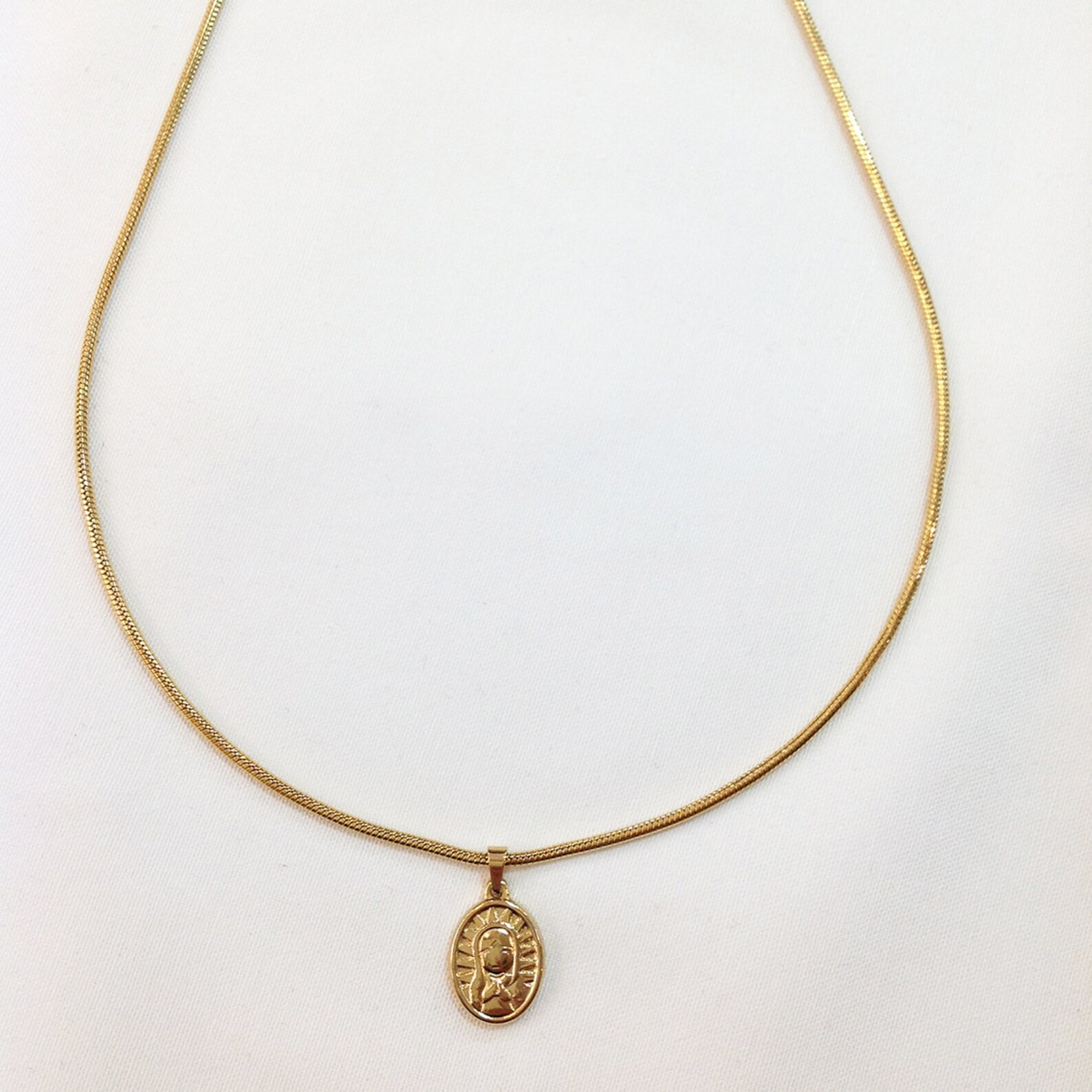 Layered Gold Chain Necklace Set Herringbone Chain Skinny - Etsy