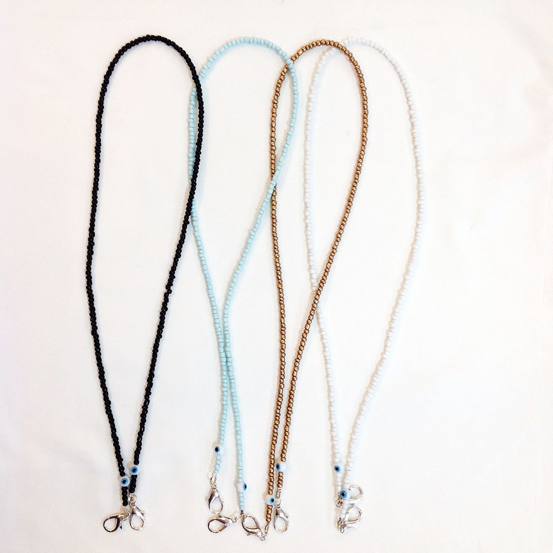 Face Mask Beaded Chain Necklace, Face Mask Holder, Face Mask Lanyards ...