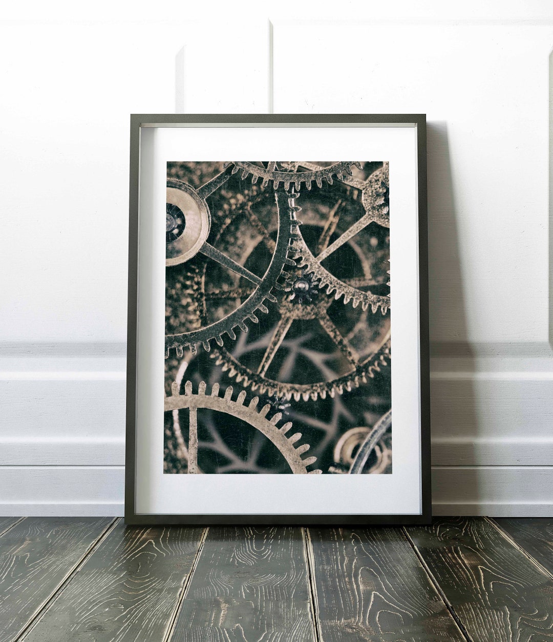Steampunk Art Cog Photographic Wall Art Print - Etsy