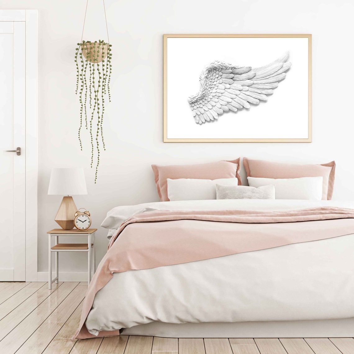 Angel Wings Bedroom Print Living Room Art Large Dorm Decor - Etsy Canada
