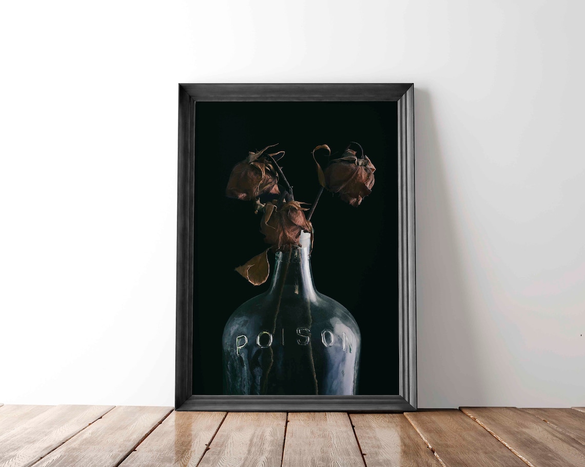 Poison Bottle Dark Art Gothic Style Gothic Home Decor - Etsy