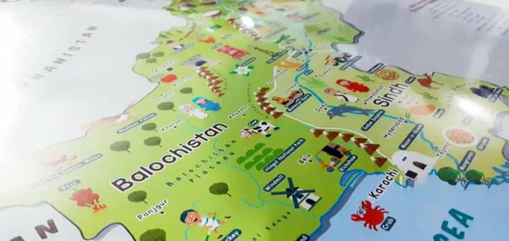 Kids Map of Pakistan - Etsy