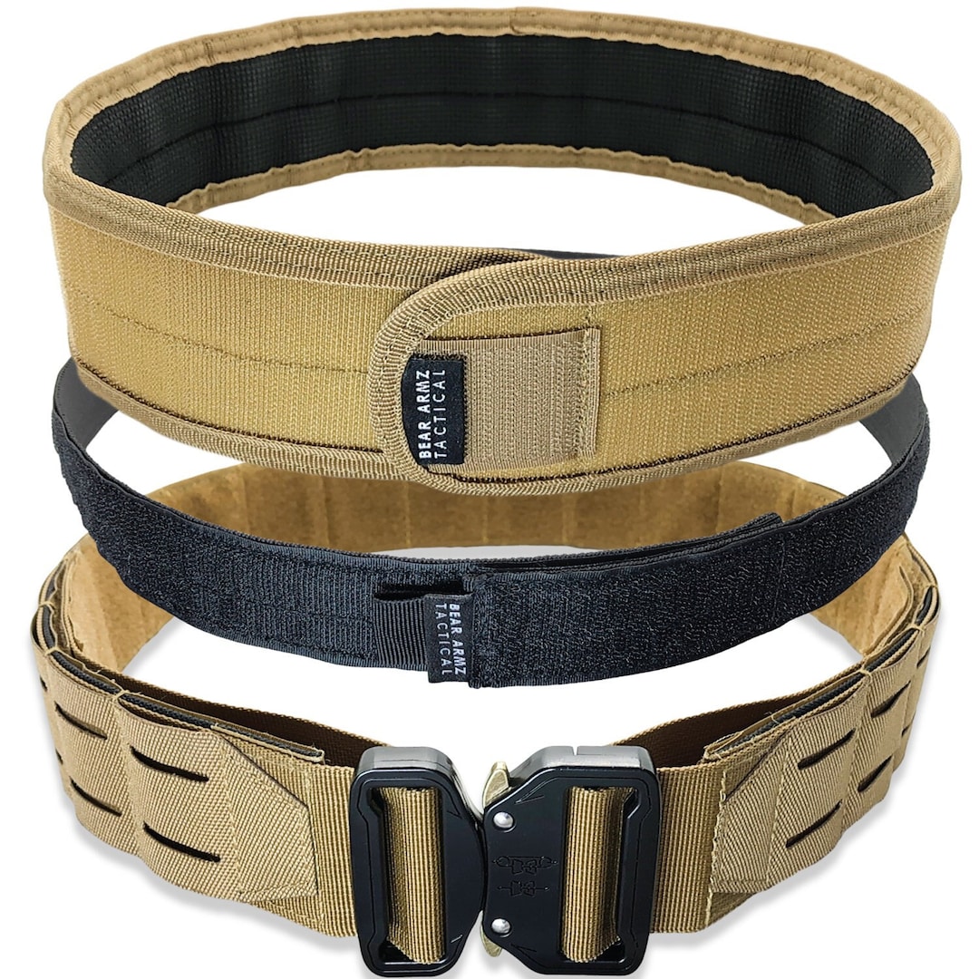 Bear Armz Tactical Battle Belt | Molle Riggers Belt | Heavy Duty Anti ...