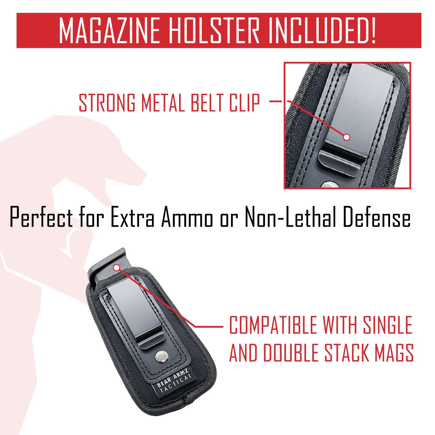 Universal IWB Holster for Concealed Carry Inside the Waistband Hoslter ...