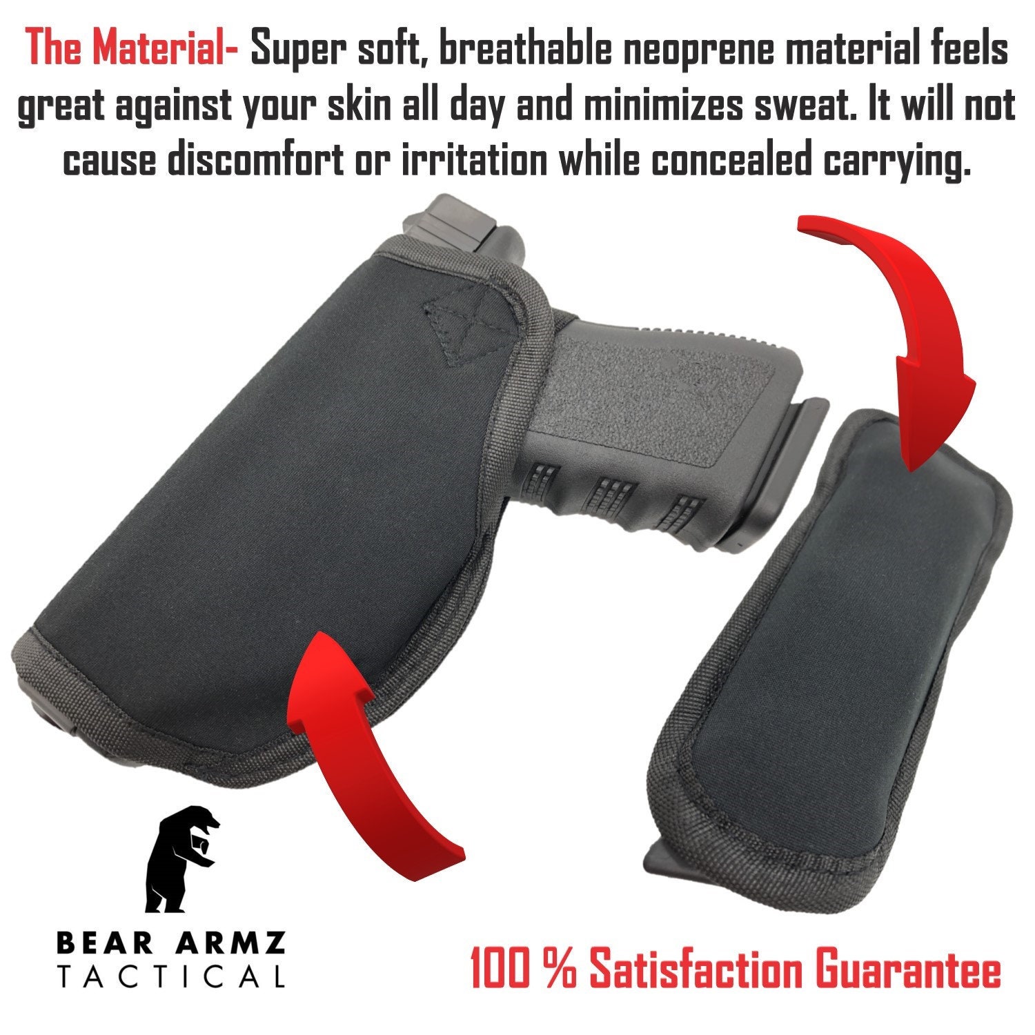 Universal IWB Holster for Concealed Carry Inside the Waistband Hoslter ...