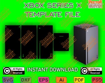 Xbox Series X Template Svg - Etsy