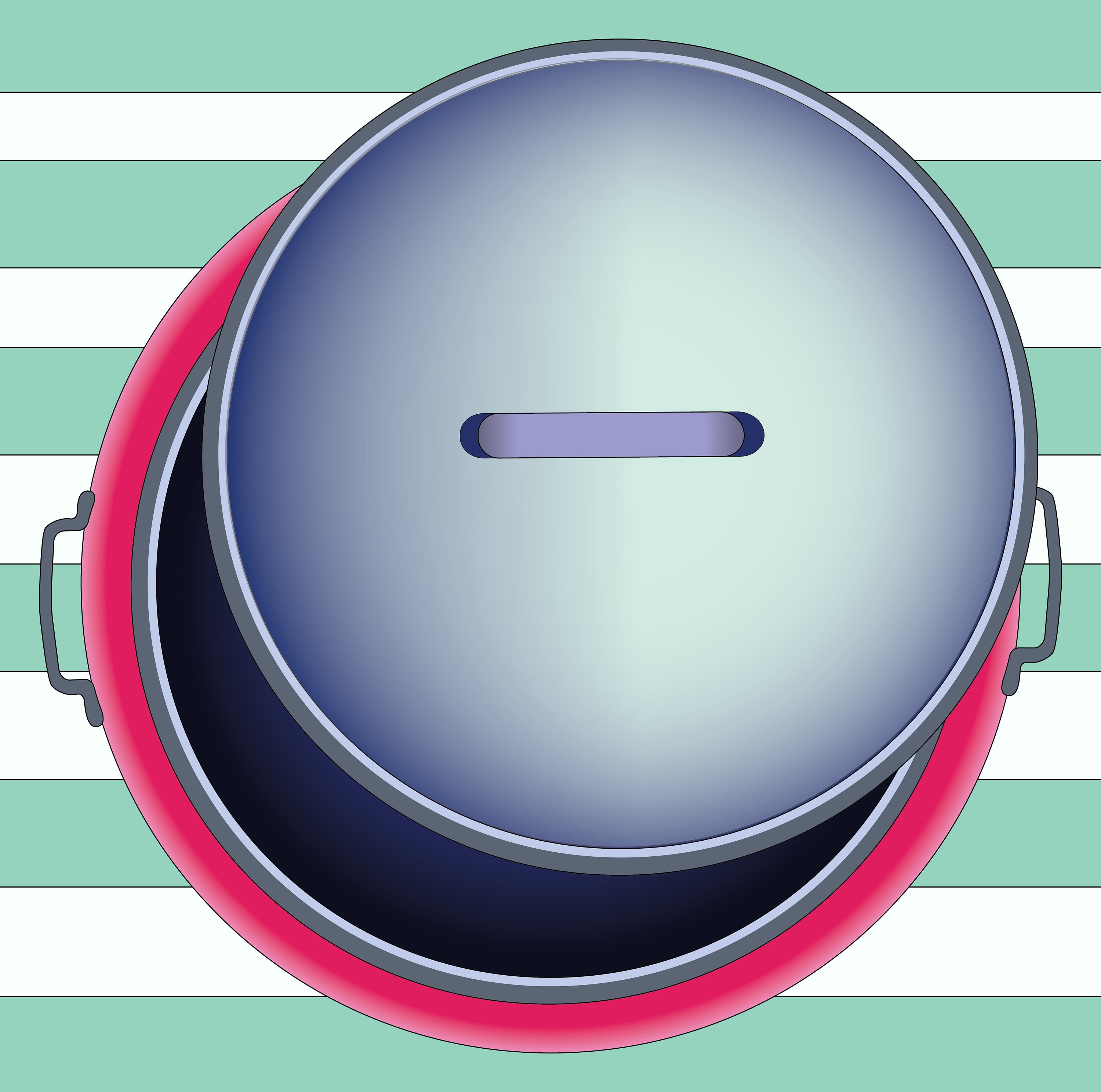 Pink Cooking Pots and Pans Clip Art - Etsy