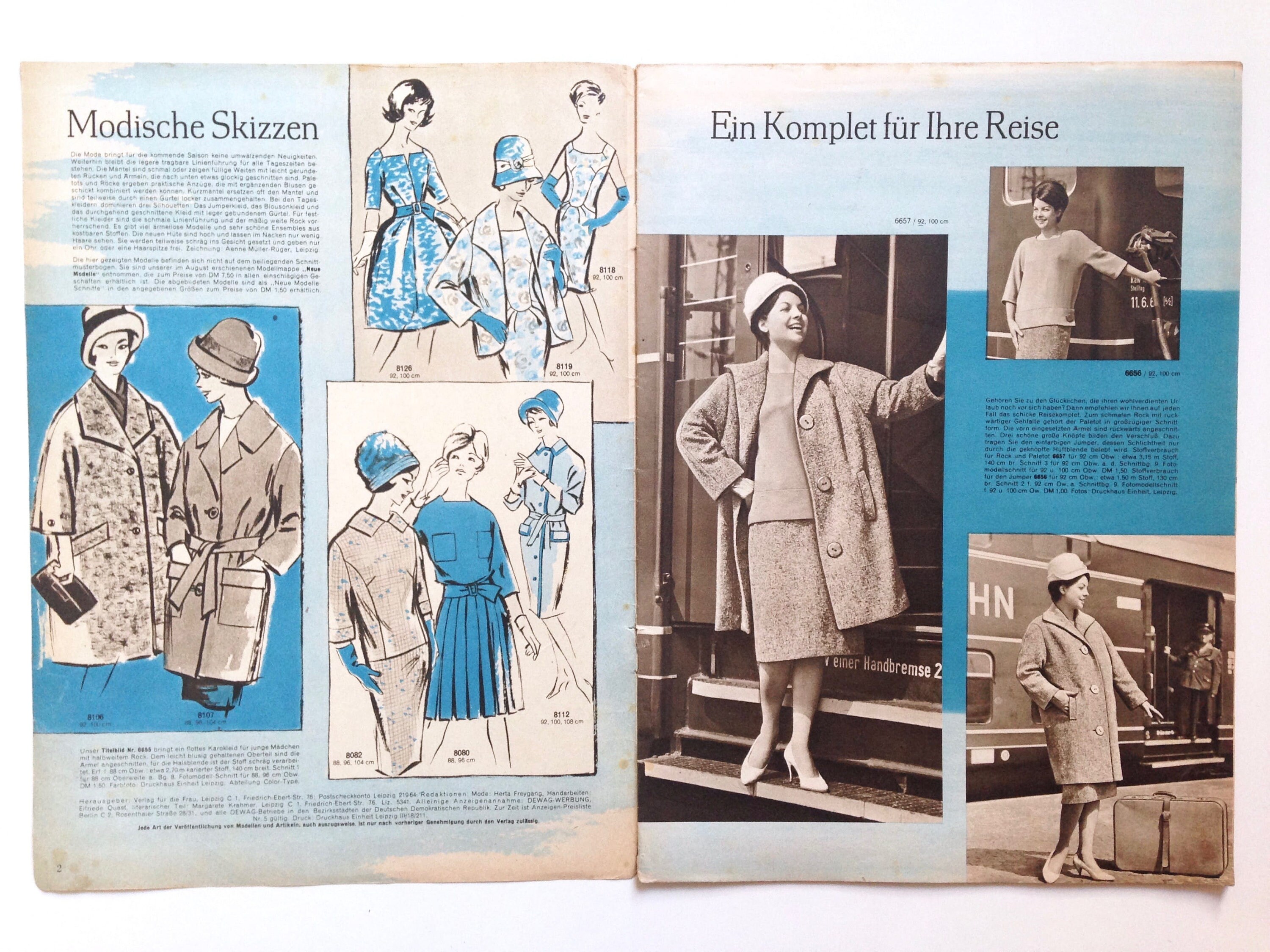 PRAKTISCHE MODE Vintage Modezeitschrift Modemagazin mit - Etsy.de