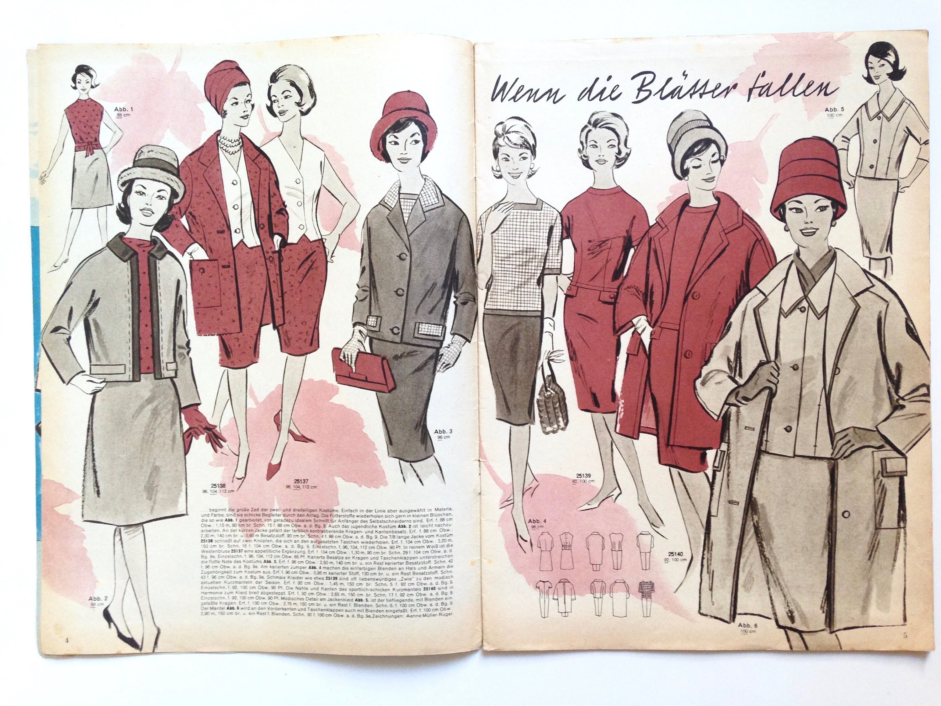 PRAKTISCHE MODE Vintage Modezeitschrift Modemagazin Mit Schnittmustern ...