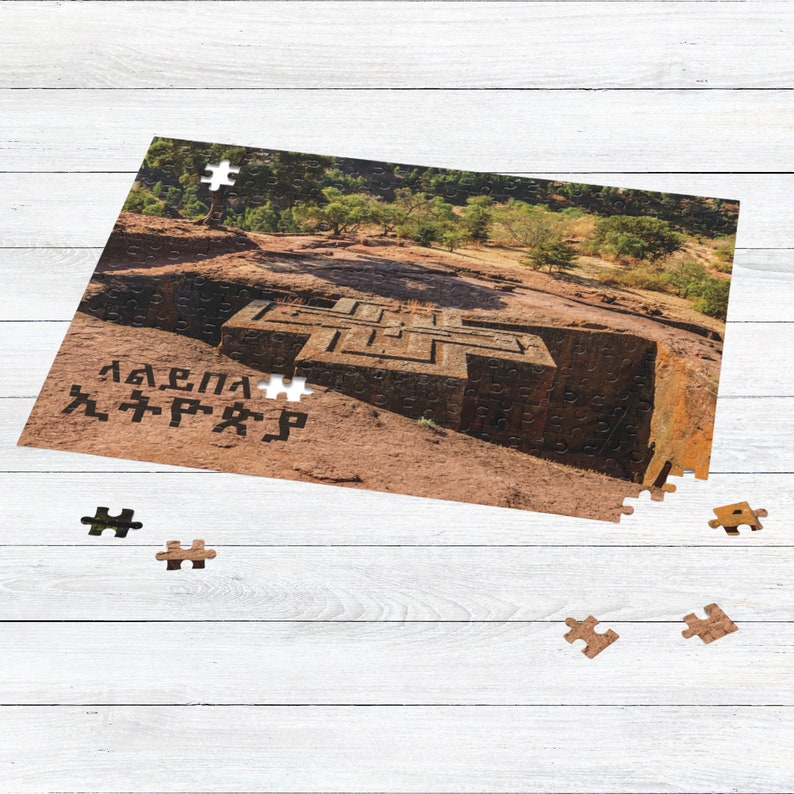 Lalibela Ethiopian Puzzle, Habesha Family Game Gift, Habesha Kids ...