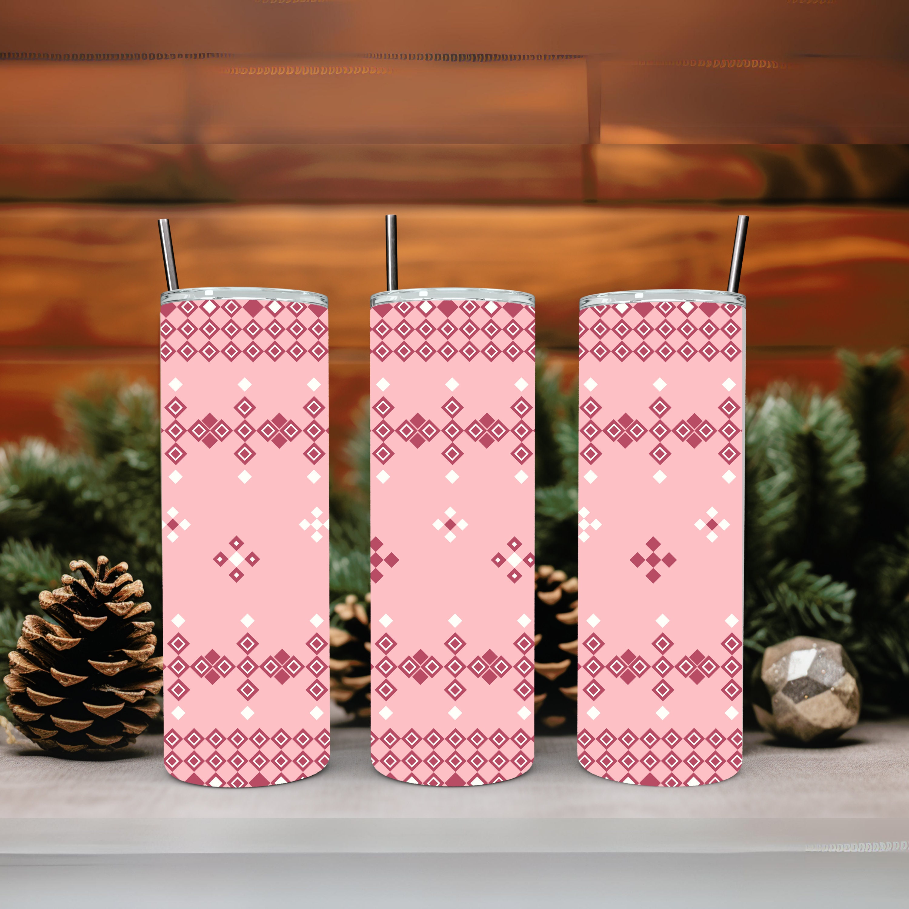 Ethiopian Pink Tilet Tumbler, Tilet Tumbler Gift for Ethiopian ...