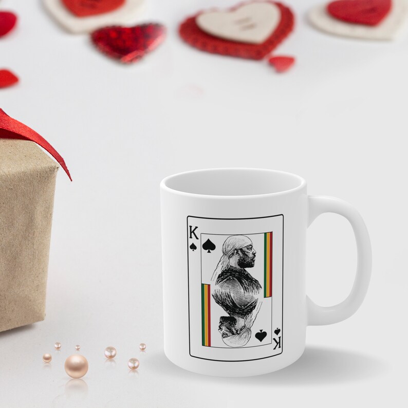 Ethiopian Atse Minilik Mug, Adwa Mug Gift for Ethiopian Dad, Minilik ...