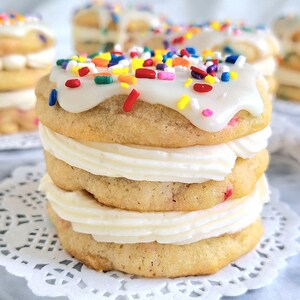 Mini Cookie Cakes Birthday Holiday Cookies Gift - Etsy