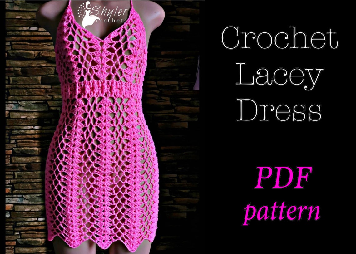 Crochet Lacey Dress - Etsy