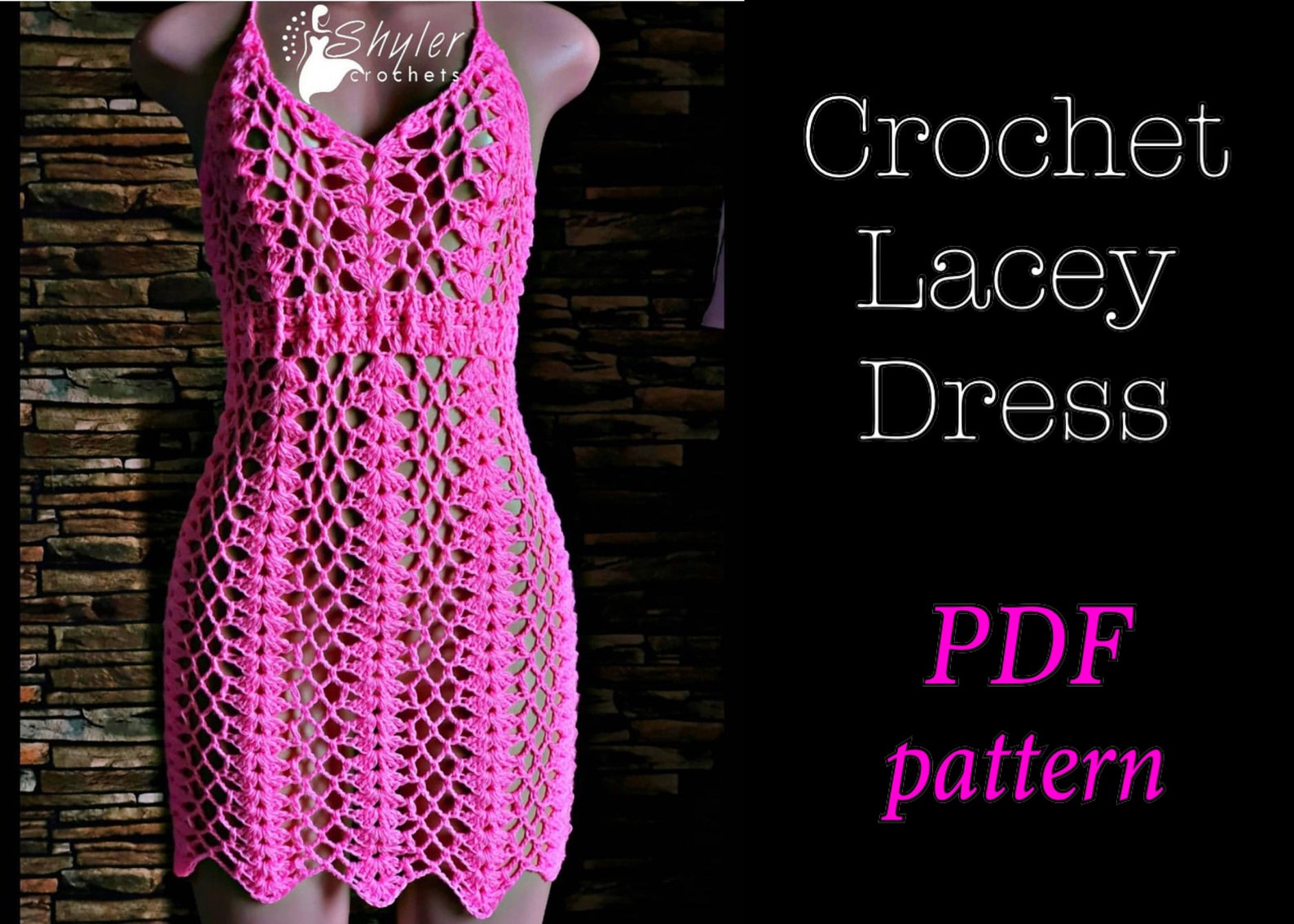 Crochet Lacey Dress - Etsy