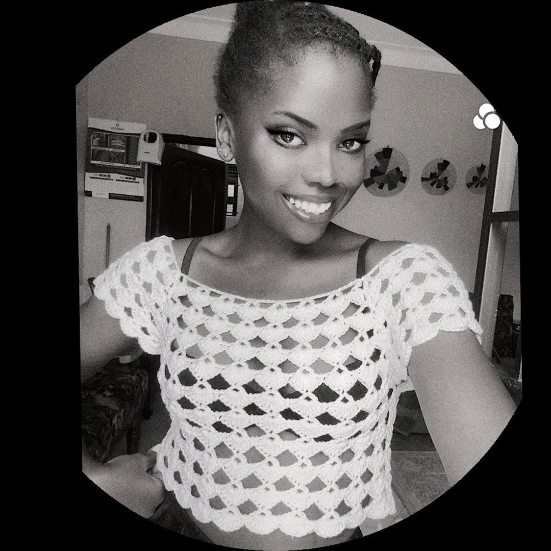 Open Shell Stitch Crochet Top / Blouse - Etsy