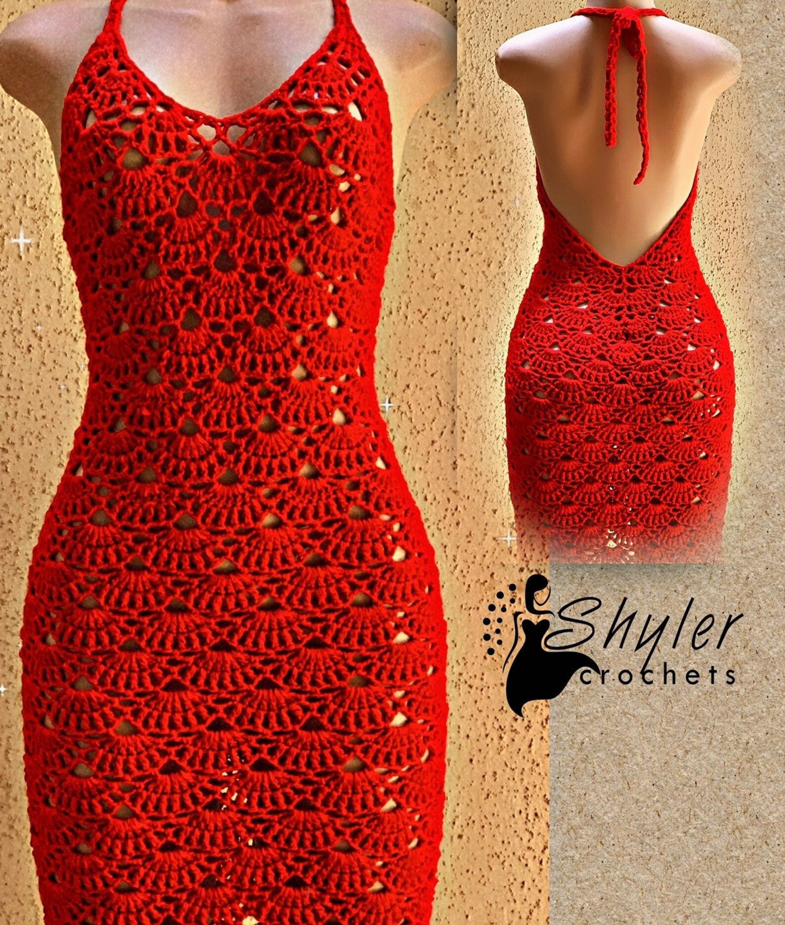 SHELLY DRESS PATTERN crochet | Etsy