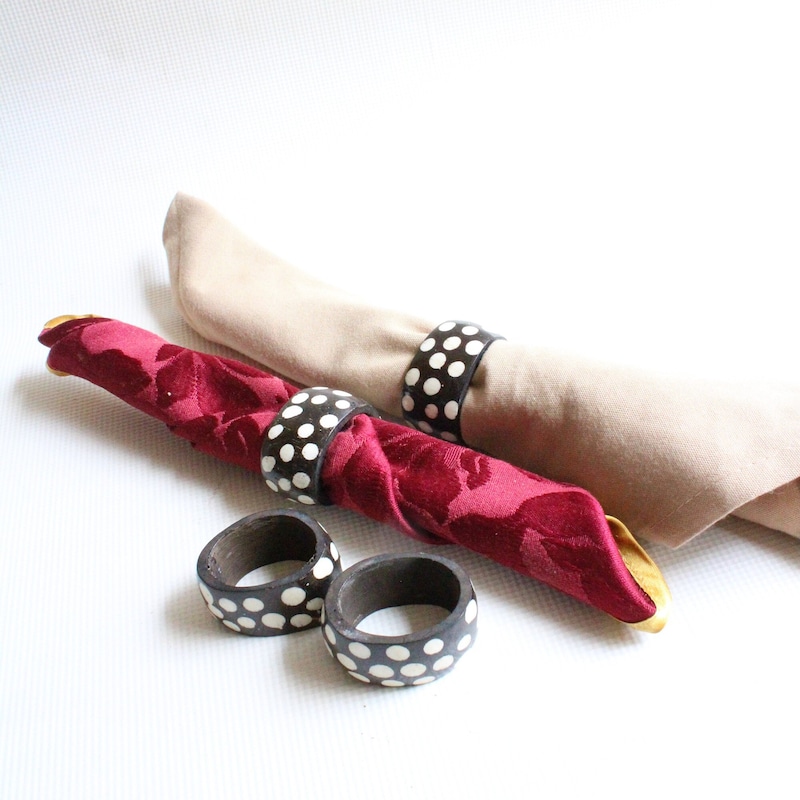 African Napkin Rings - Etsy