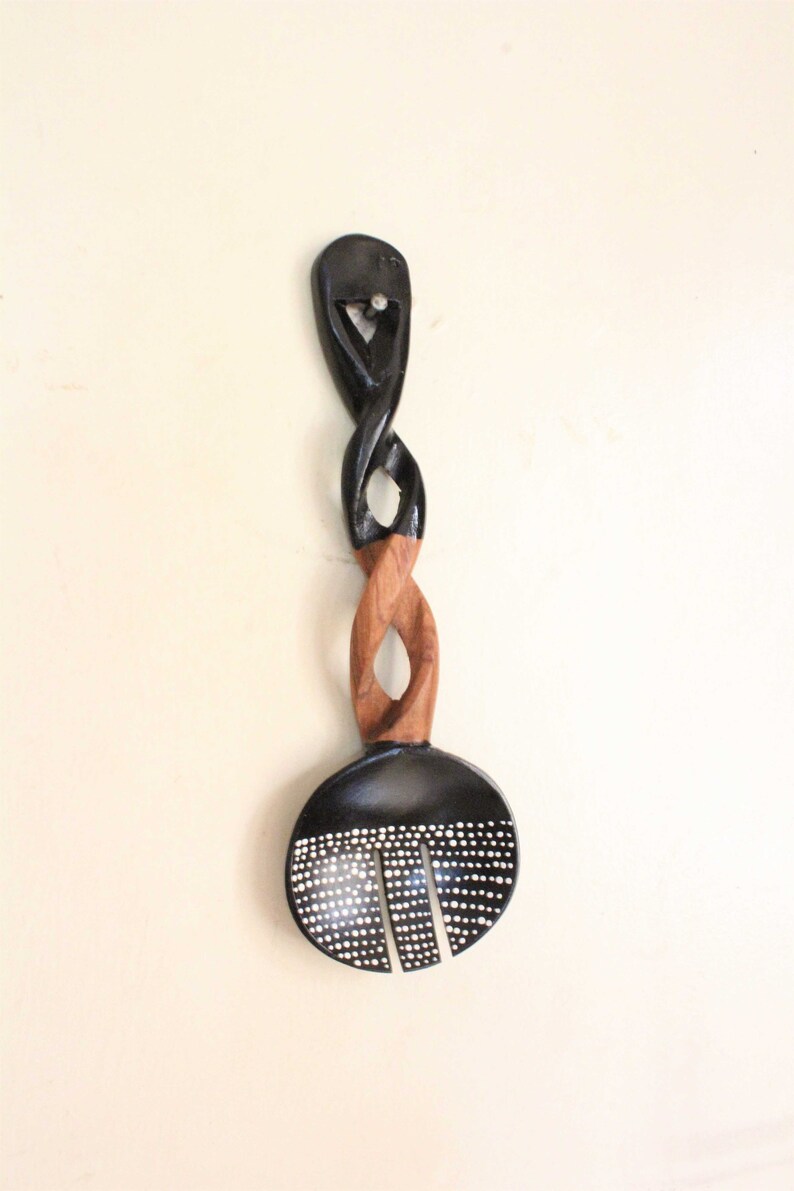 Kitchen Decor-spoon Wall Hanging- African Wall Hanging-handpainted ...