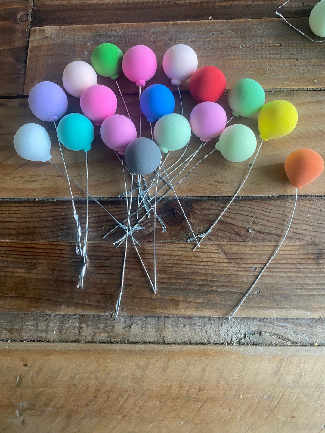 Cake Topper Foam Balloon for Birthday Cake X 1 - Etsy