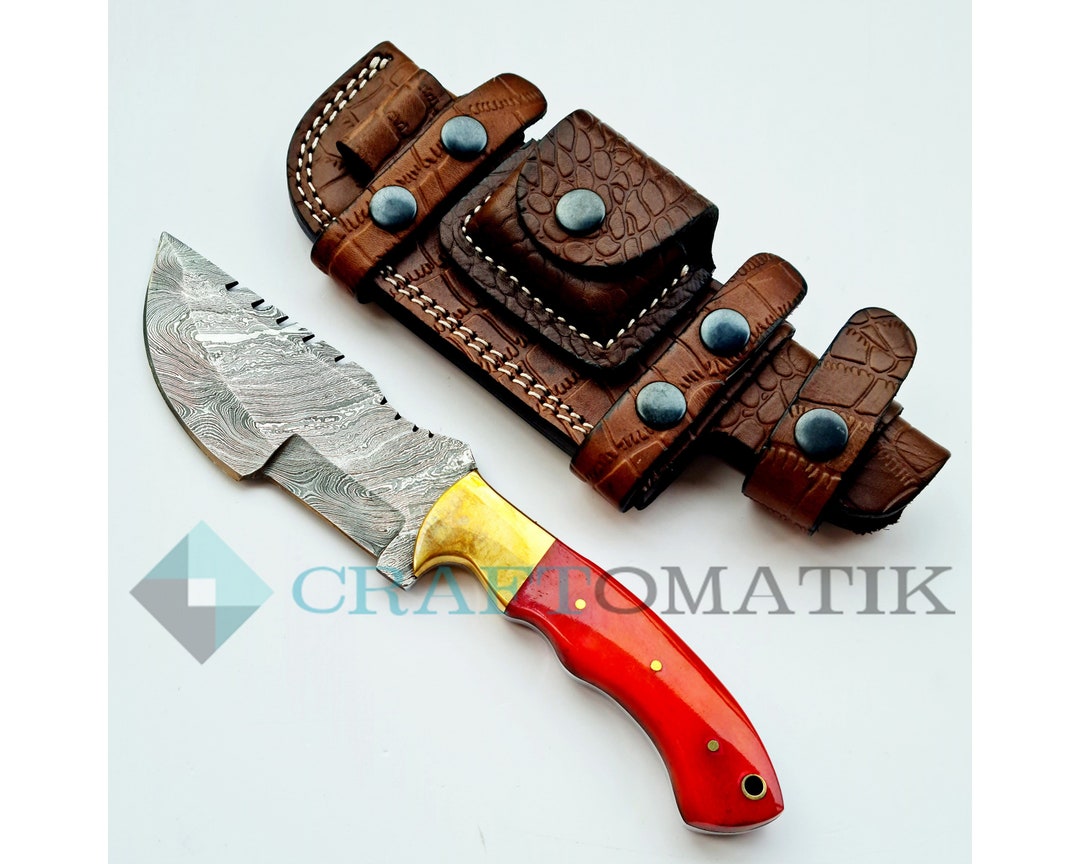 Lady Trekker Knife | Premium Damascus Hunting Knife | Elite Damascus ...