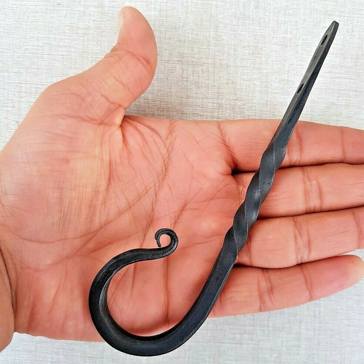 Hook Medieval Wall Hook Hand-forged Wrought Iron Coat Rack - Etsy UK