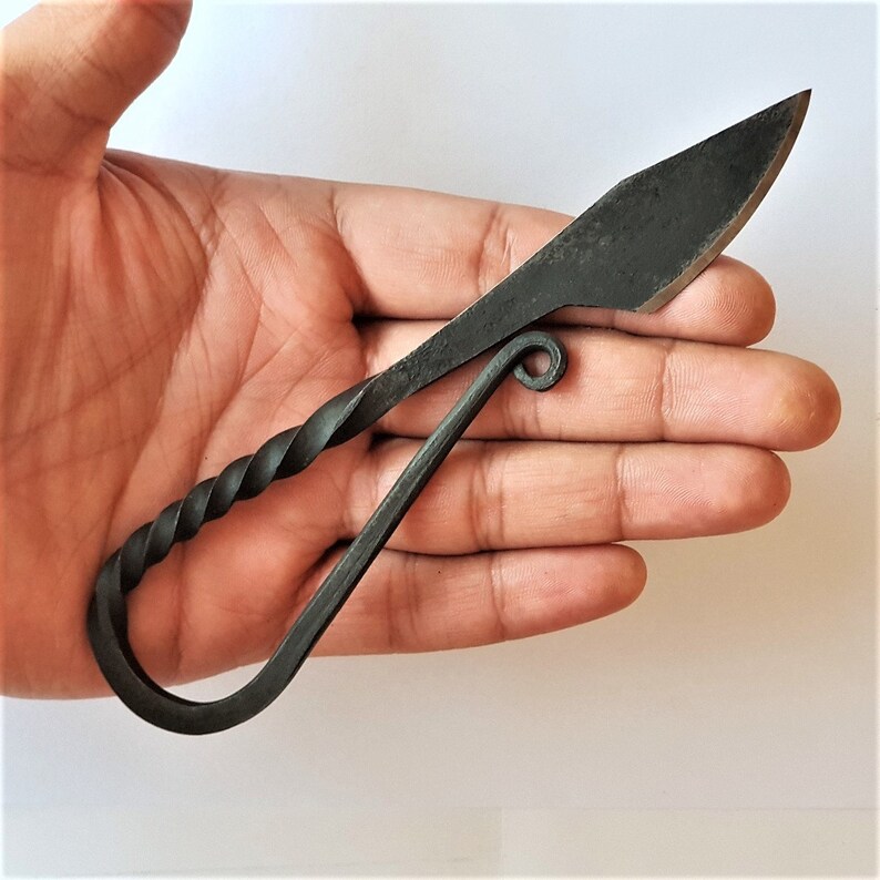Lady Medieval Knife Hand Forged Knives 15 Cm Carbon Steel | Etsy