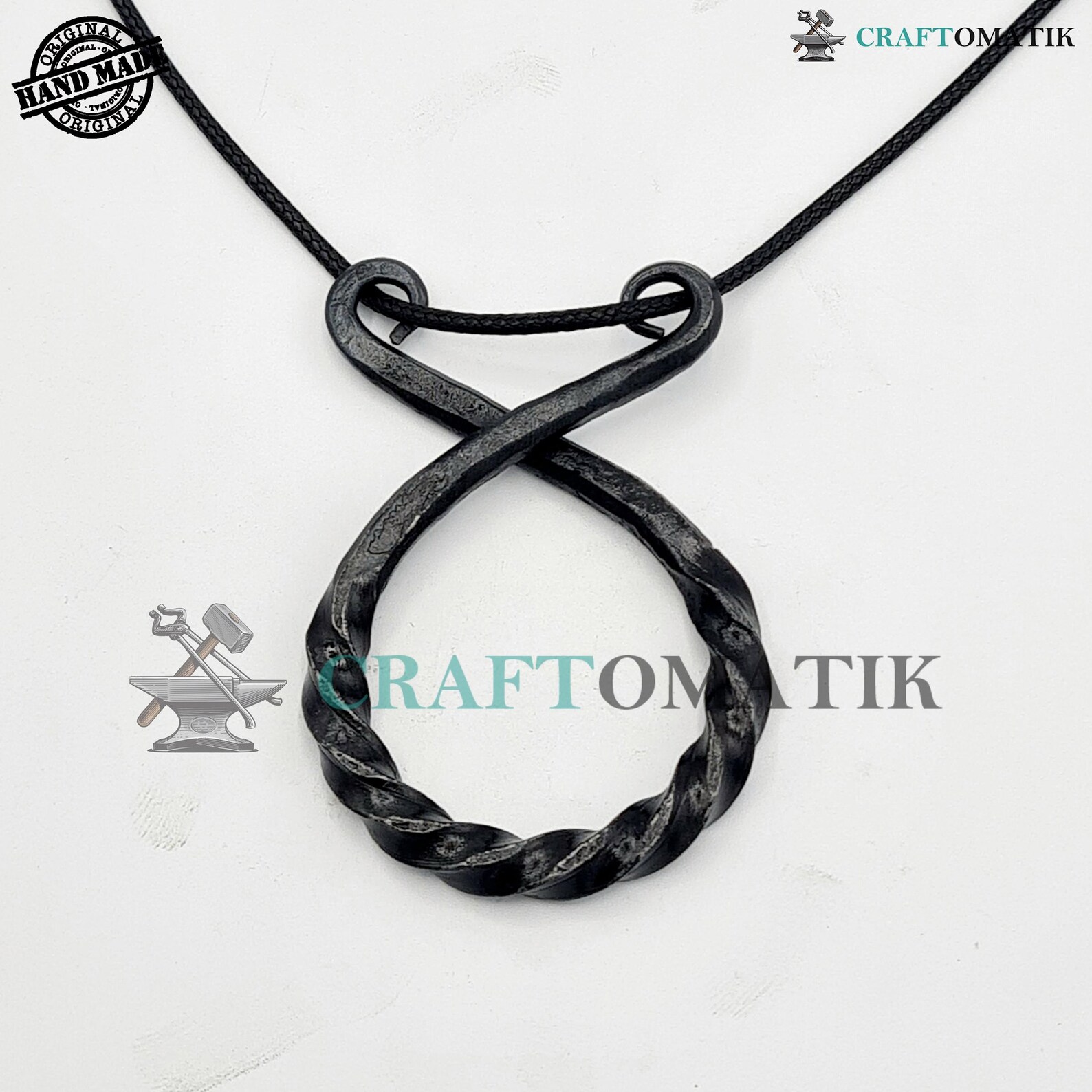 Medieval Amulet | Handmade Viking Pendant | Wrought Iron Celtic Locket ...