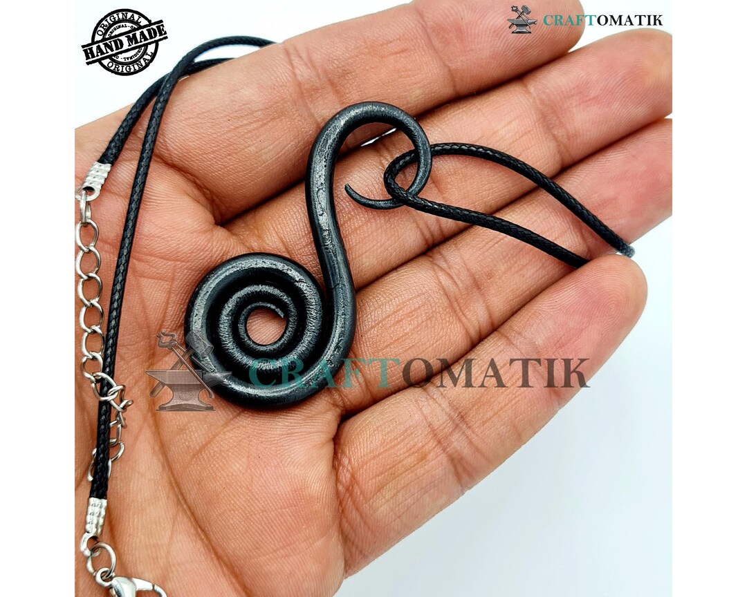 Medieval Amulet | Handmade Viking Pendant | Wrought Iron Celtic Locket ...