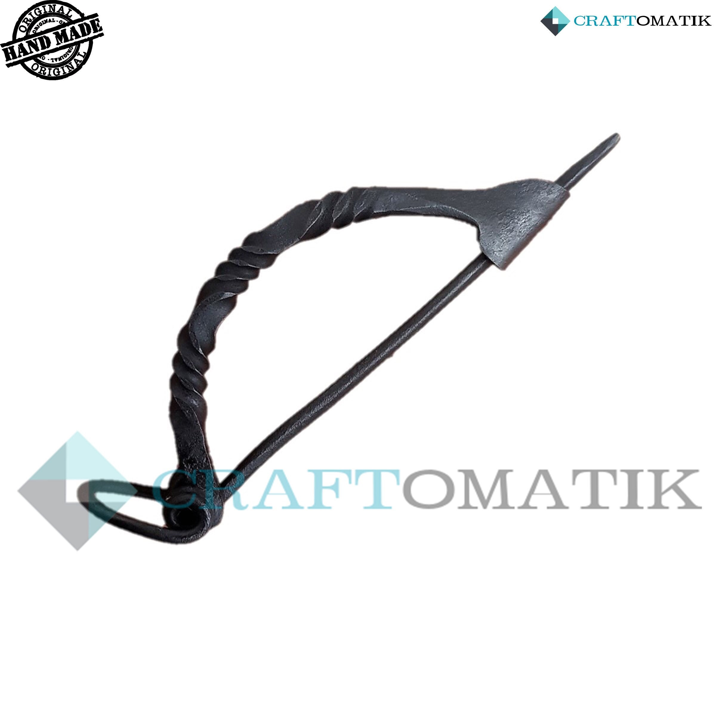 Fibula Garment Pin Viking Clasp Fibula Medieval LARP Hand - Etsy