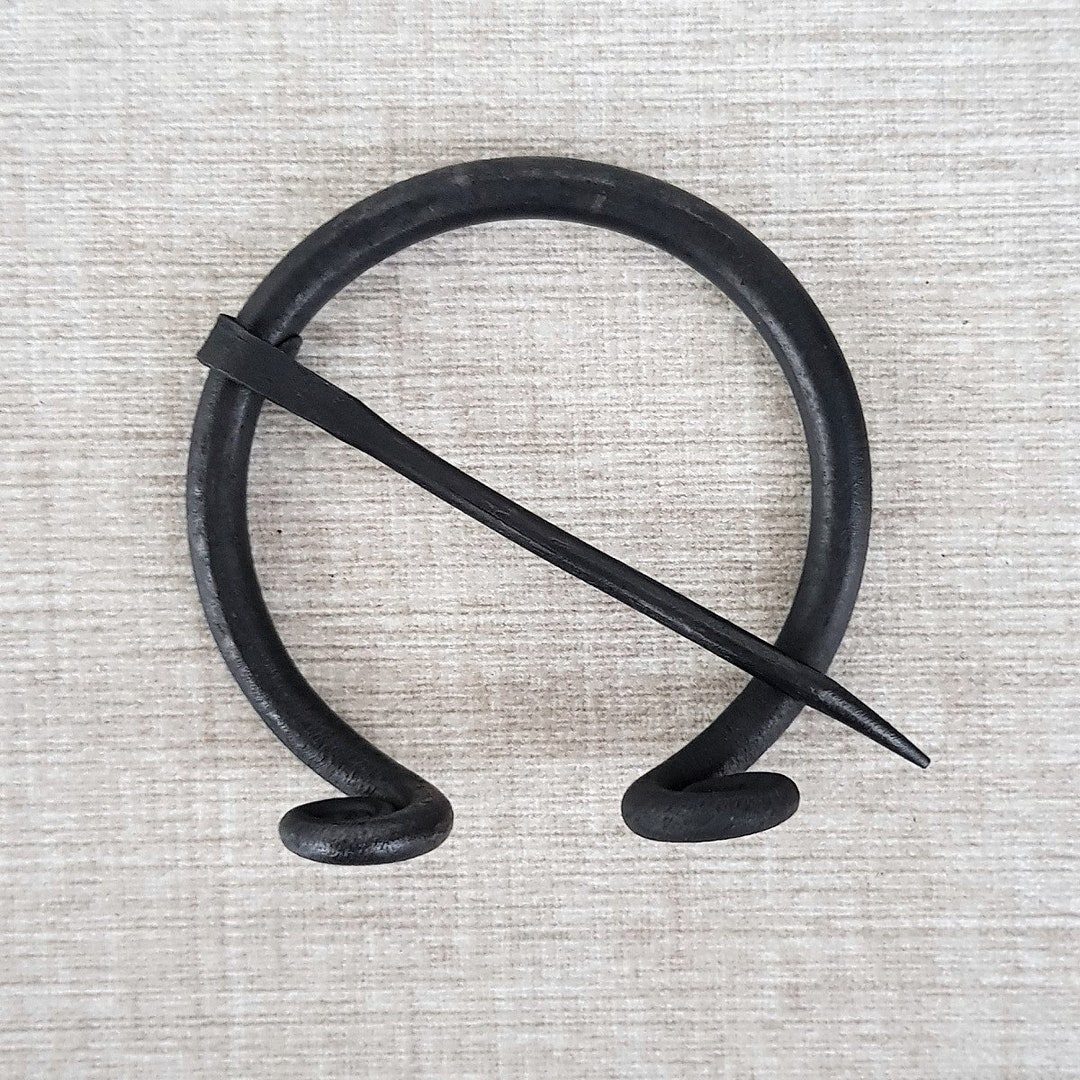 Fibula Garment Pin Viking Clasp Fibula Medieval LARP Hand - Etsy