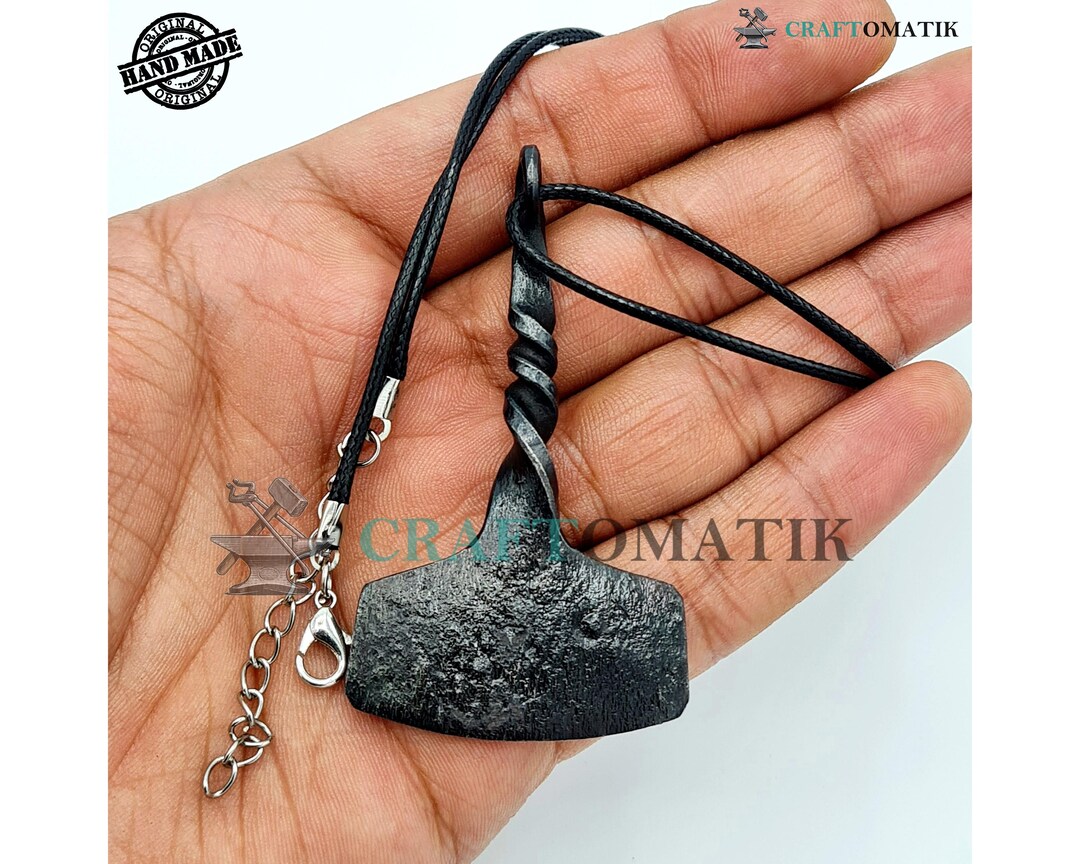 Medieval Amulet | Handmade Viking Pendant | Wrought Iron Celtic Locket ...