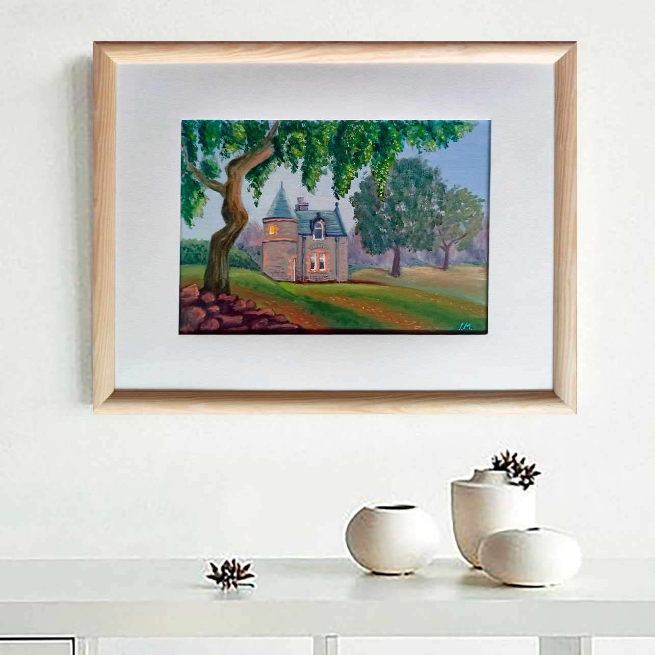 Small Oil Painting Original Landscape Wall Art Living Room - Etsy