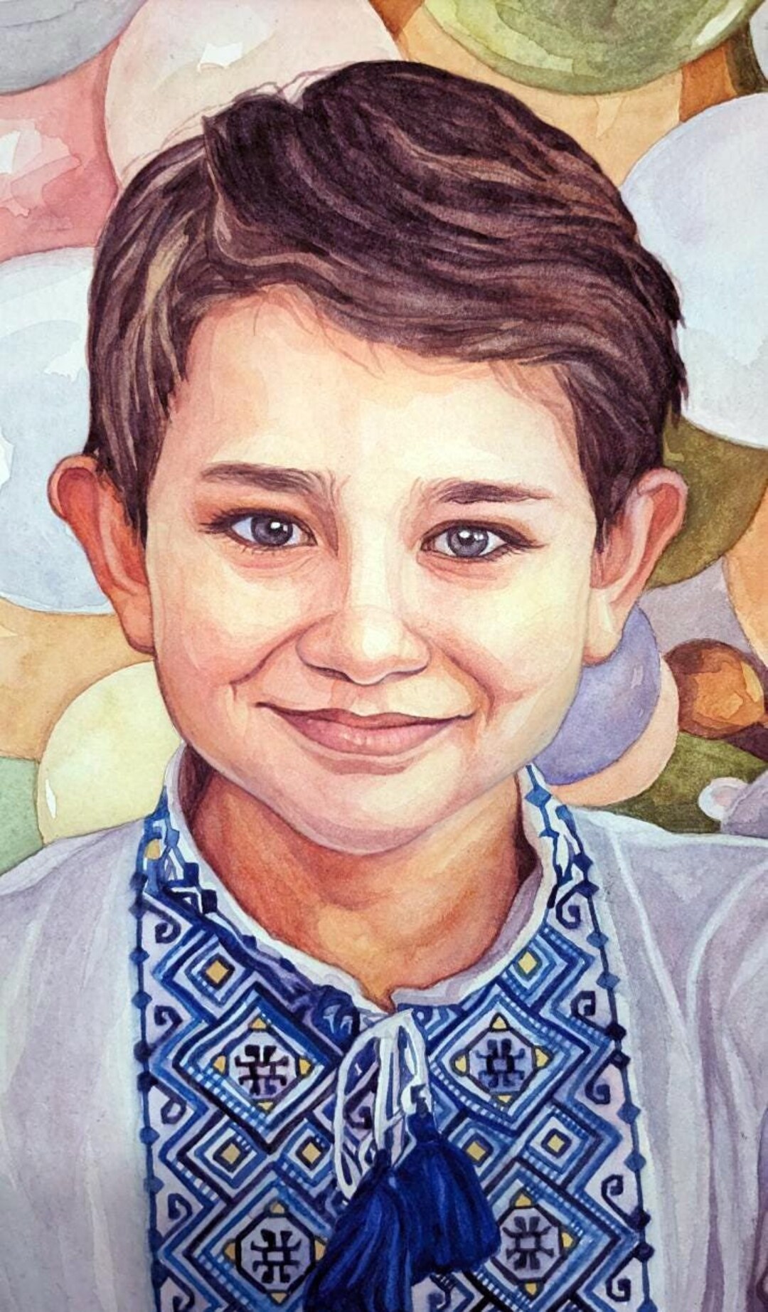 Personalized Watercolor Portrait: Custom Hand-painted Family Art - Etsy